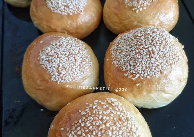 Resep Roti Burger / Burger Bun oleh Lita Luo - Cookpad