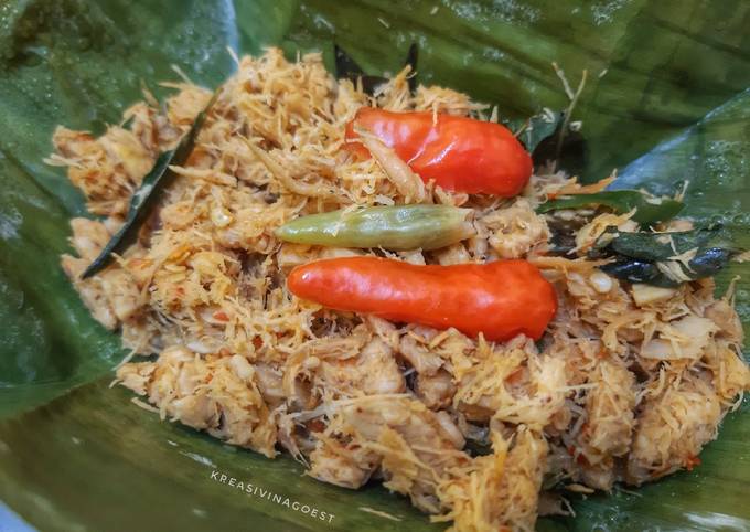 Resep Botok Tempe Teri Kemangi oleh kreasivinagoest - Cookpad