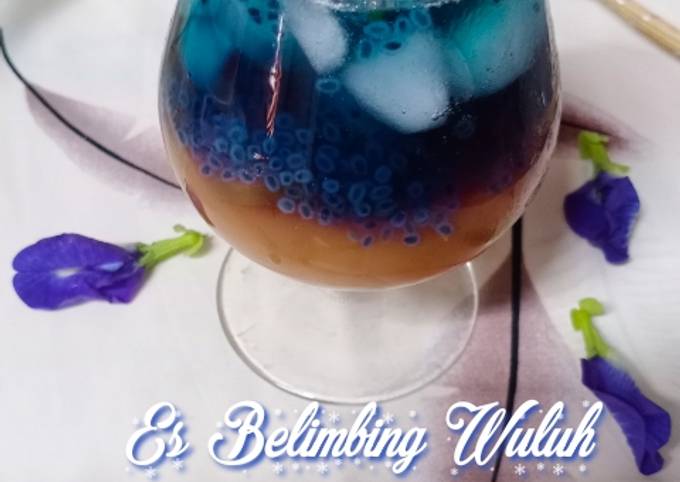 Resep #281 Es Belimbing Wuluh Bunga Telang oleh Ratih Anita Dewi - Cookpad