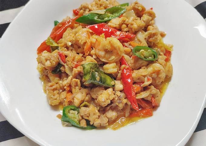 Resep Tumis Udang Tempe oleh Ade Elis - Cookpad