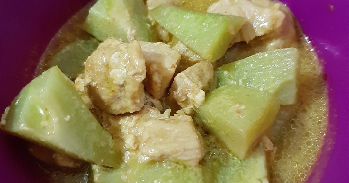 Resep Babi Bumbu Kuning Sayur Waluh oleh Bundadari - Cookpad