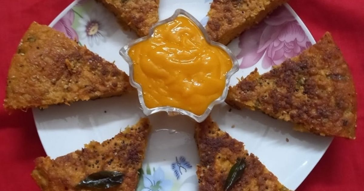 Jayshree Doshi દ્વારા રેસીપી ચટપટો ગુજરાતી વેજ હાંડવો (Chatpato ...