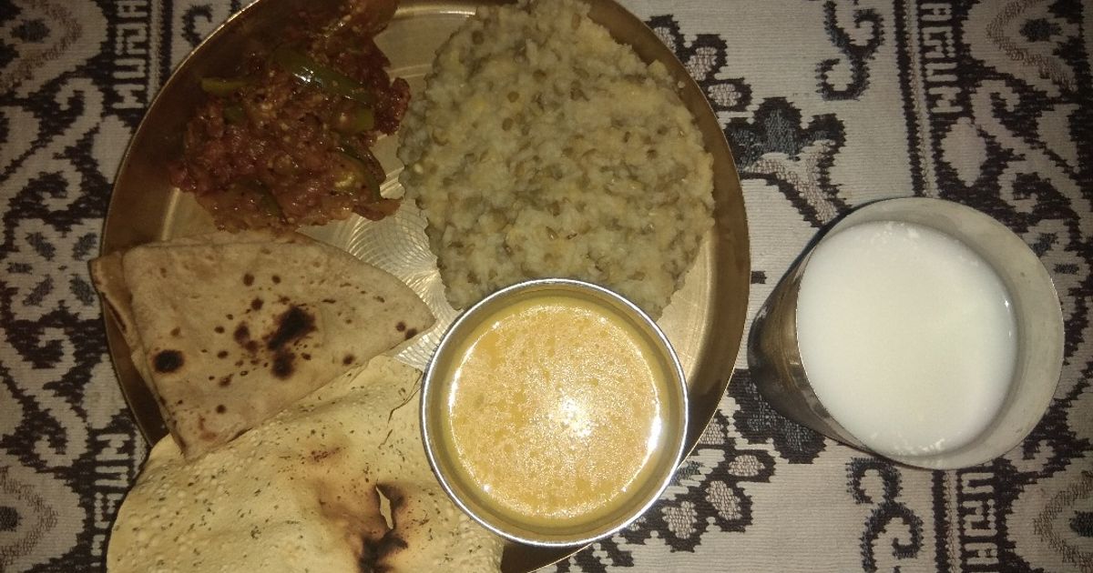 Rathod Dhara દ્વારા રેસીપી શાકરોટલી/કઢીખીચડી - કૂકપૅડ