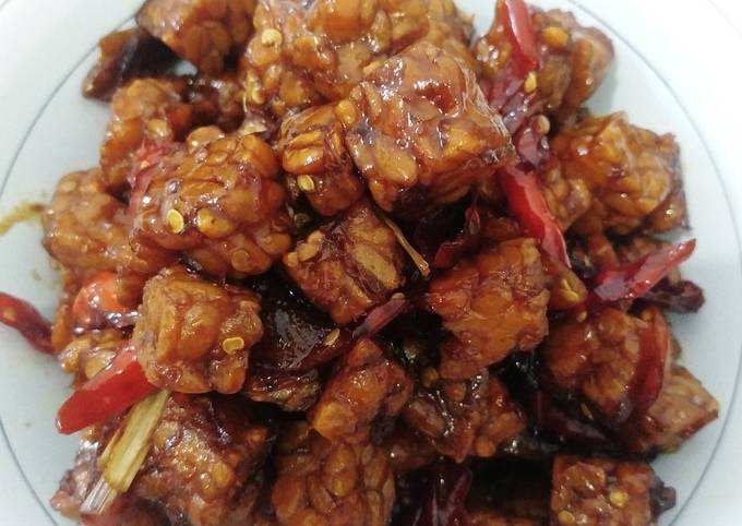 Resep Tempe Orek Manis Pedas oleh D'Raraz Kitchen - Cookpad