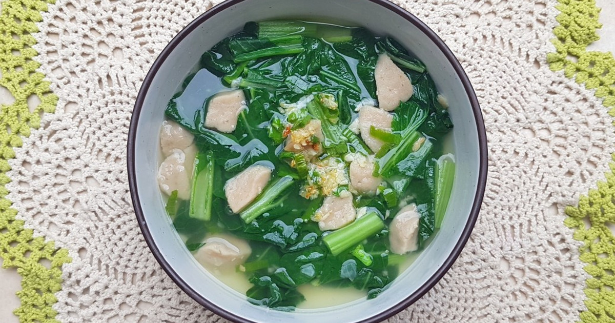 Resep Sayur Bening Caisim Baso oleh Tituk SK - Cookpad