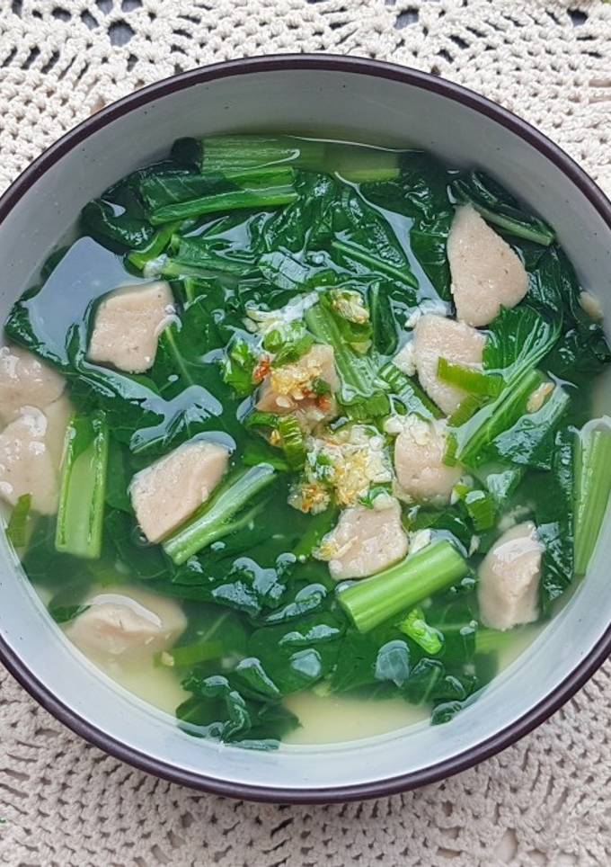 Resep Sayur Bening Caisim Baso oleh Tituk SK - Cookpad