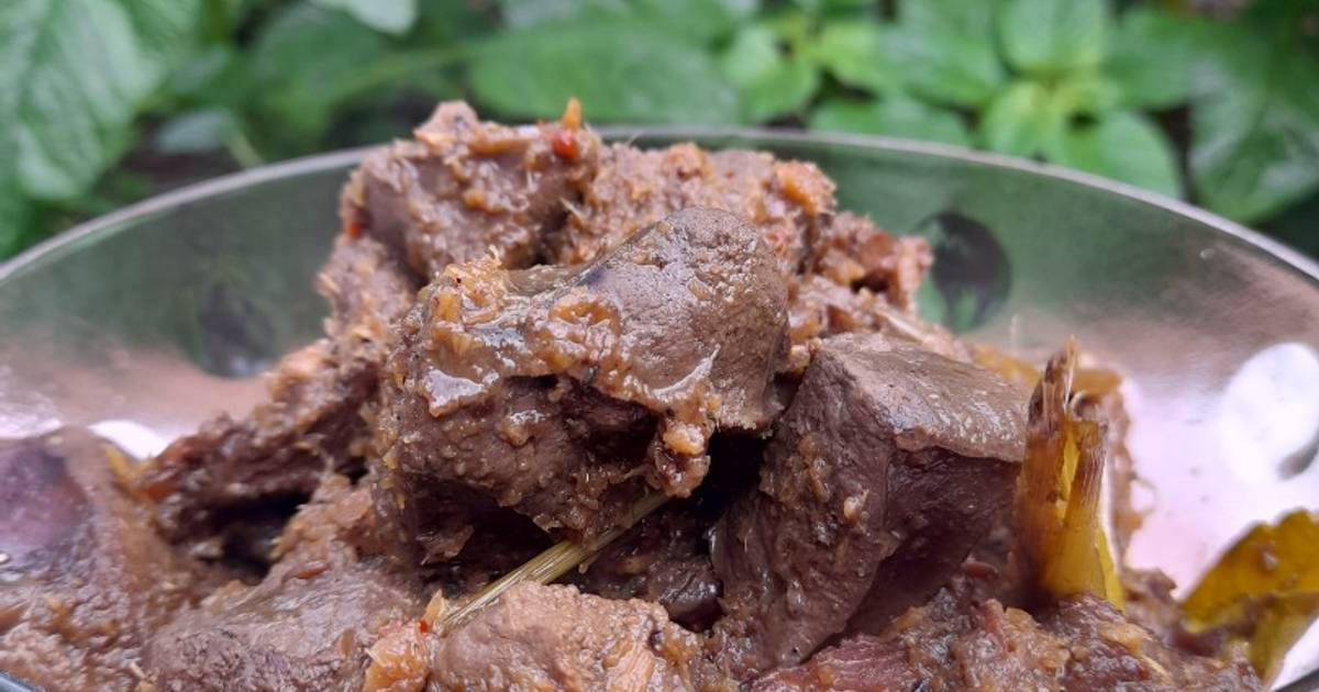 Resep Hati sapi bumbu gepuk oleh Lucky Kitchen - Cookpad