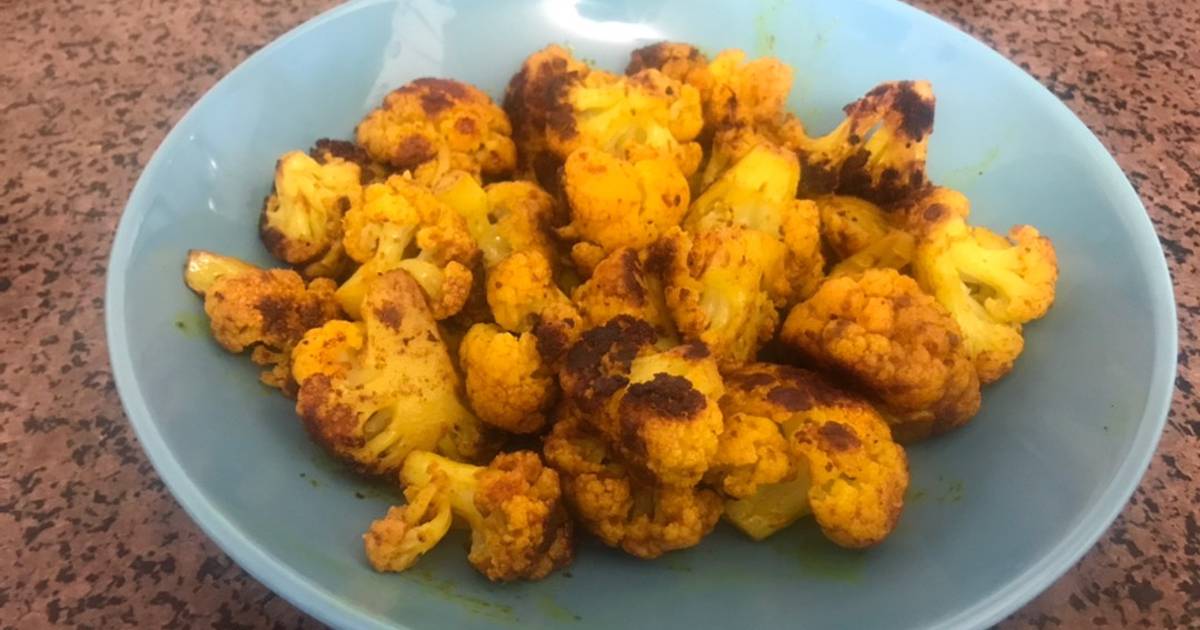 Coliflor con cúrcuma Receta de Ana Carbo- Cookpad