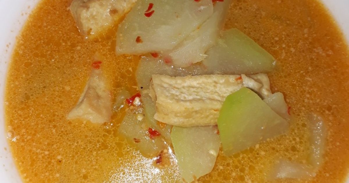 Resep Labu Siam Tahu Masak Santan oleh MutiaPS - Cookpad