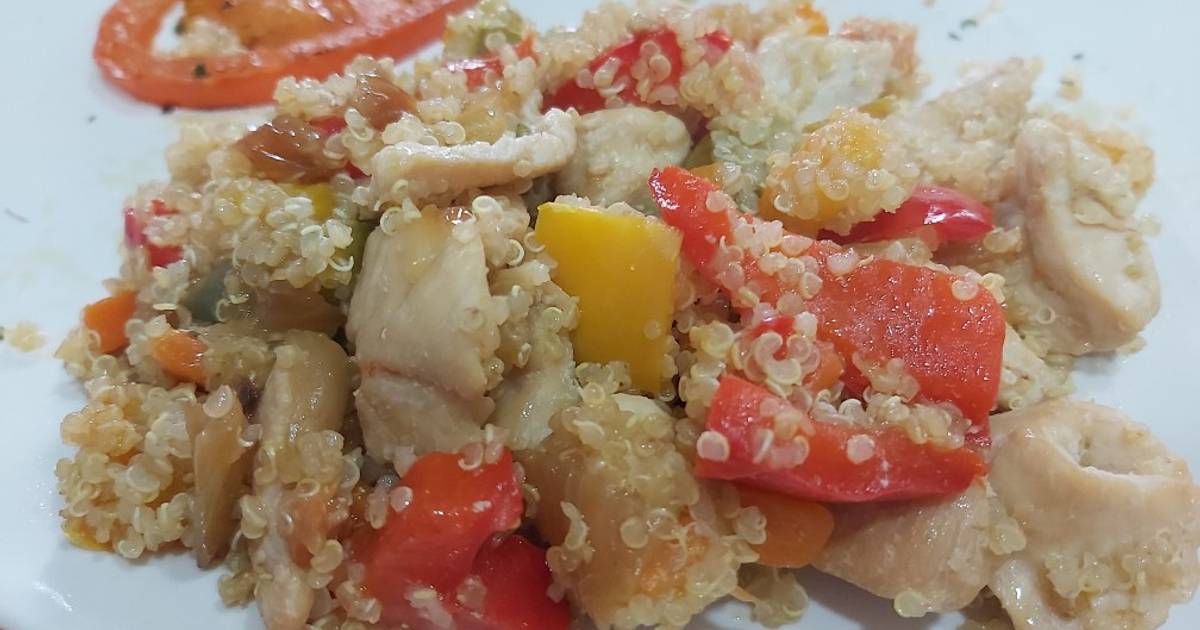 Quinoa con pollo - 375 recetas caseras- Cookpad