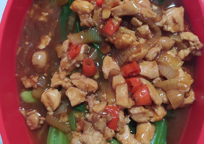 Resep Pakcoy Saos ayam oleh Lina Fhe 🍂 - Cookpad