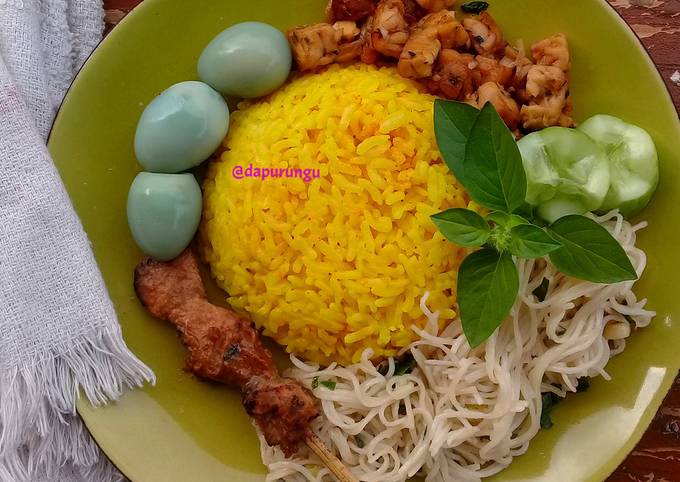 Resep Nasi Kuning sehat komplit oleh dapurungu - Cookpad