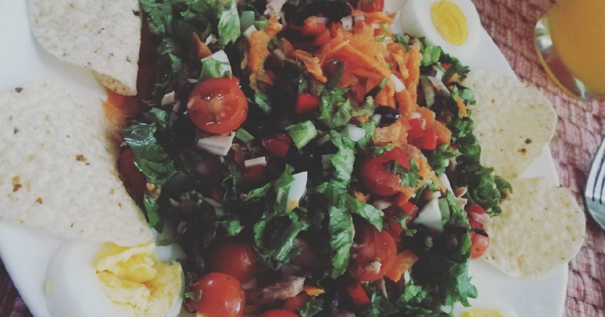 Ensalada de Atún y Jamón de Pavo Receta de A la Katha 👩‍🍳- Cookpad