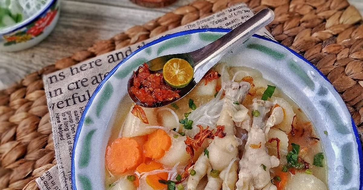 Resep Sop Singkong Ceker oleh MomsQueenKitchen - Cookpad