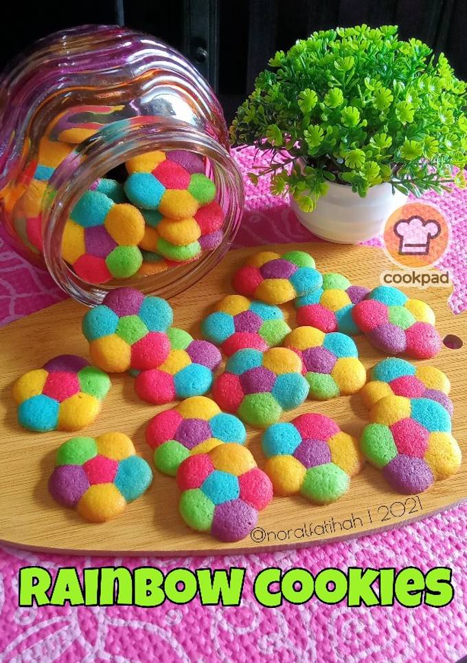 Resipi Rainbow Cookies oleh Nor Al Fatihah - Cookpad