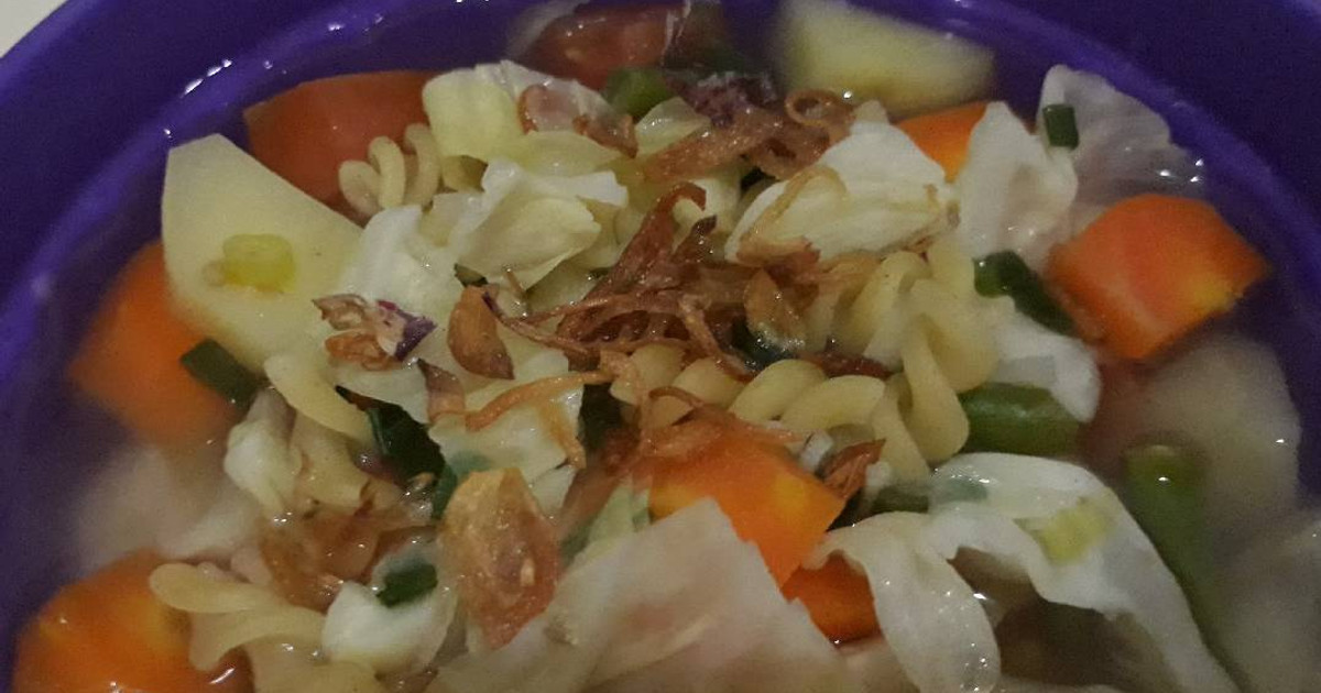 Resep Sop Wortel Makaroni Tanpa Kaldu Dan Msg oleh Nabila 25 - Cookpad