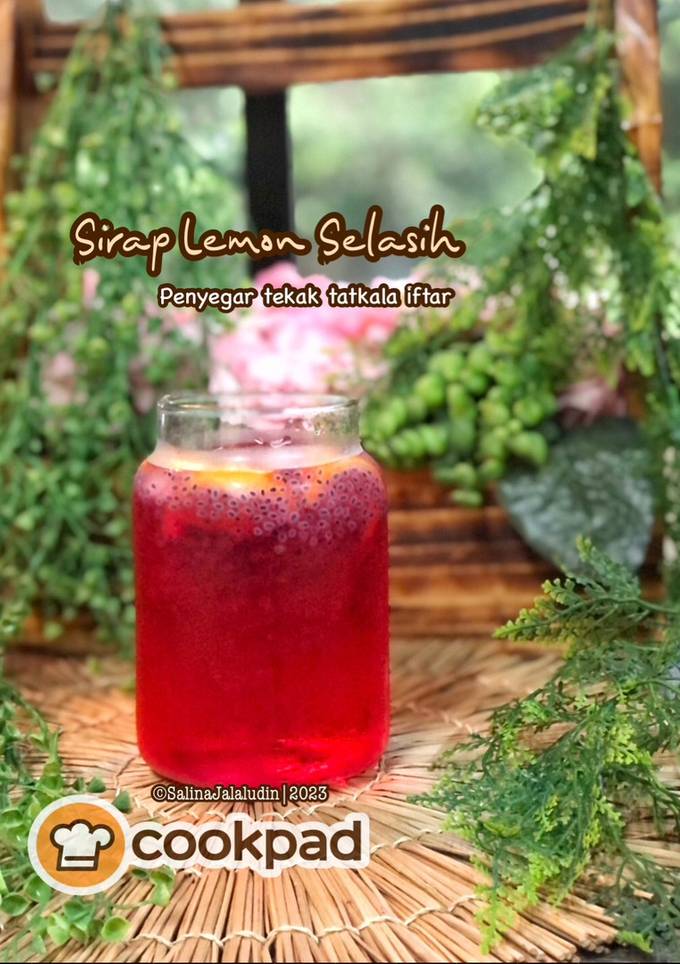 Resipi Sirap Lemon Selasih oleh Salina Jalaludin - Cookpad
