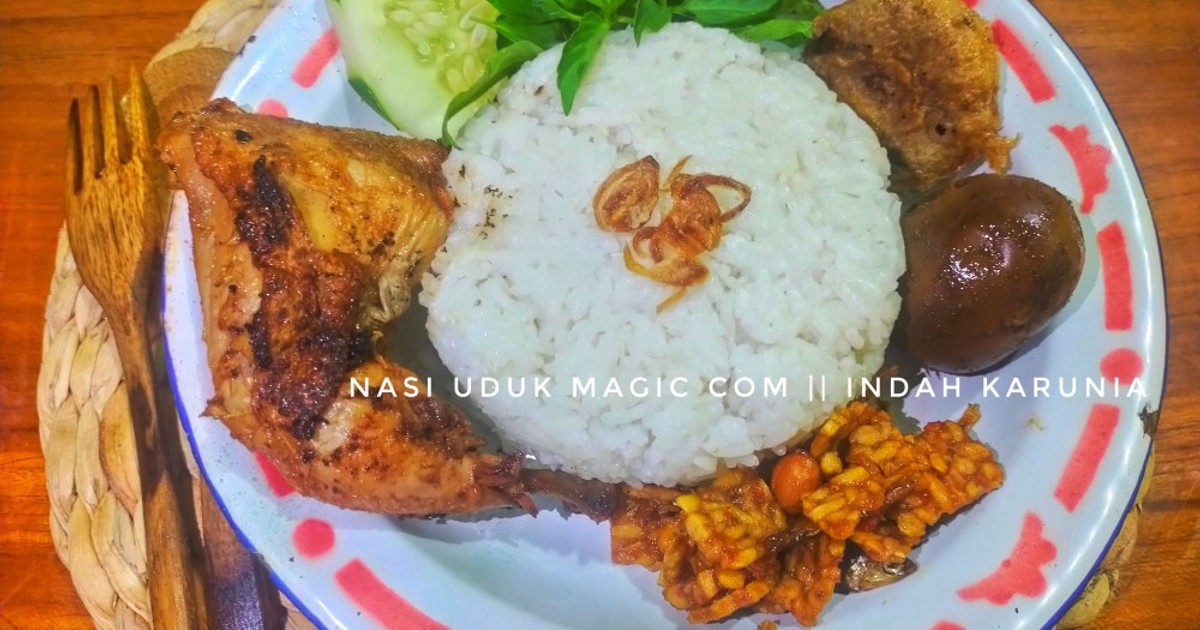 Resep Nasi Uduk Magic Com oleh Indah Karunia - Cookpad