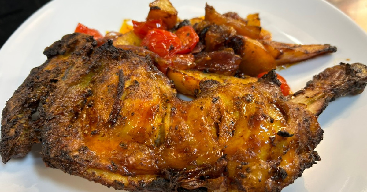 Pollo Asado Estilo Turco Con Patatas Y Cebolla En Airfryer Cosori ...