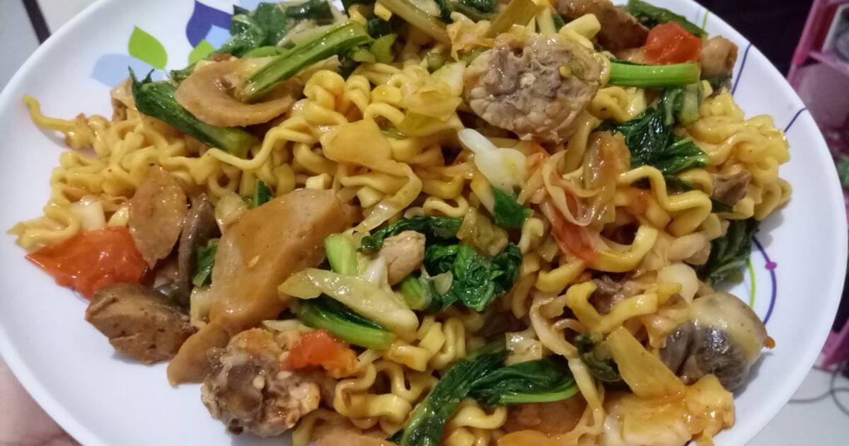 Resep 3. Bakmi goreng banyak sayur dan toping oleh Dwi Shinta ...