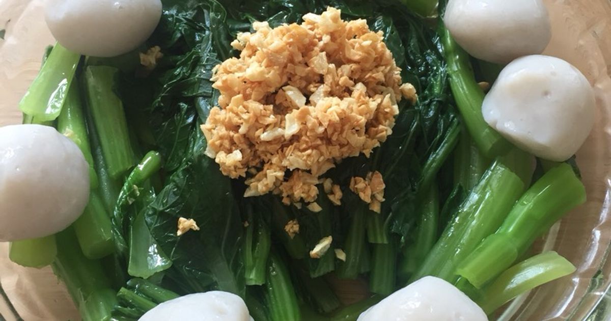 Resep Baby Sawi Kukus oleh Blossomville Kitchen - Cookpad