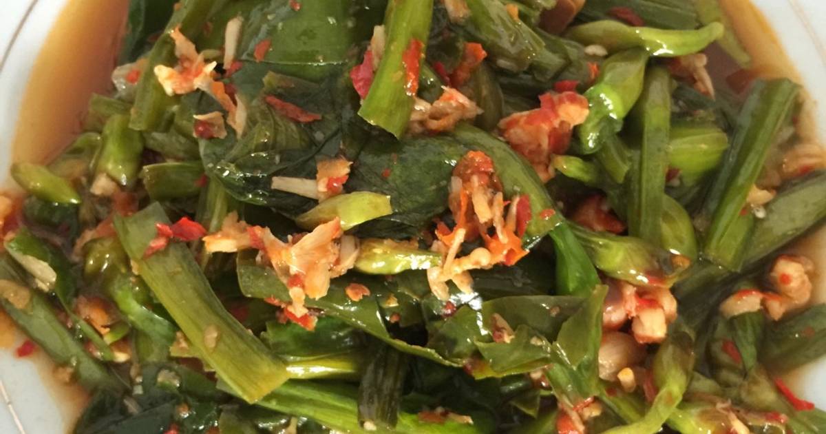 Resep Genjer tumis udang dan teri medan oleh Hanny Salim - Cookpad