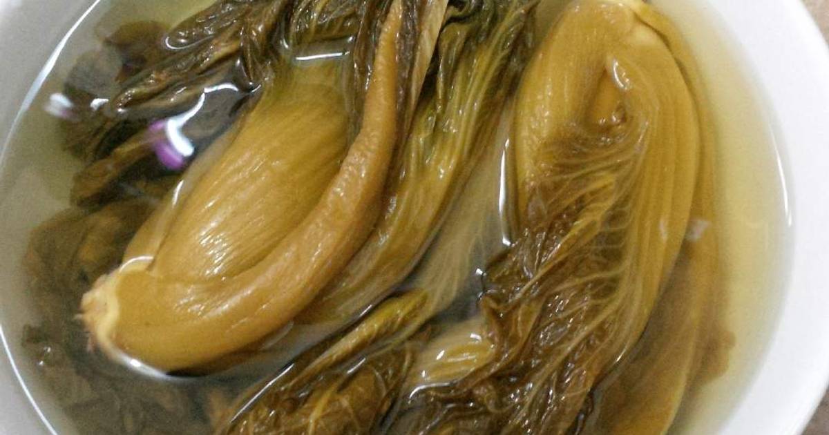 Resep Sawi asin home made oleh Kelly Theresia - Cookpad