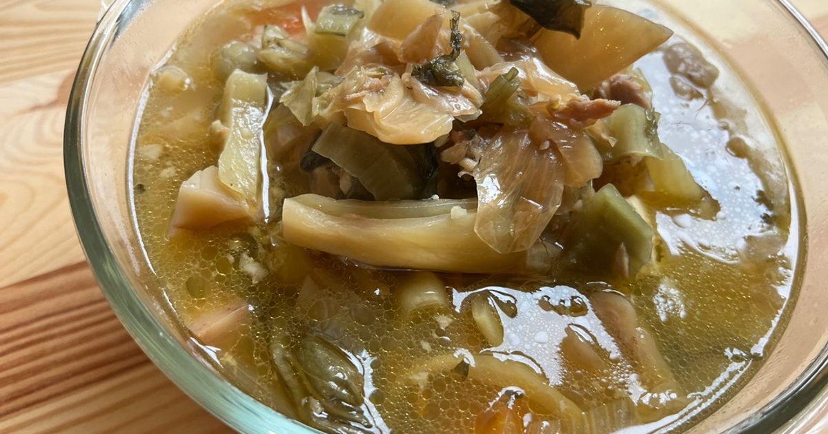 Resep Ala Resto: Sup Bakut Sayur Asin Kayak Yang Di Nasi Campur oleh ...