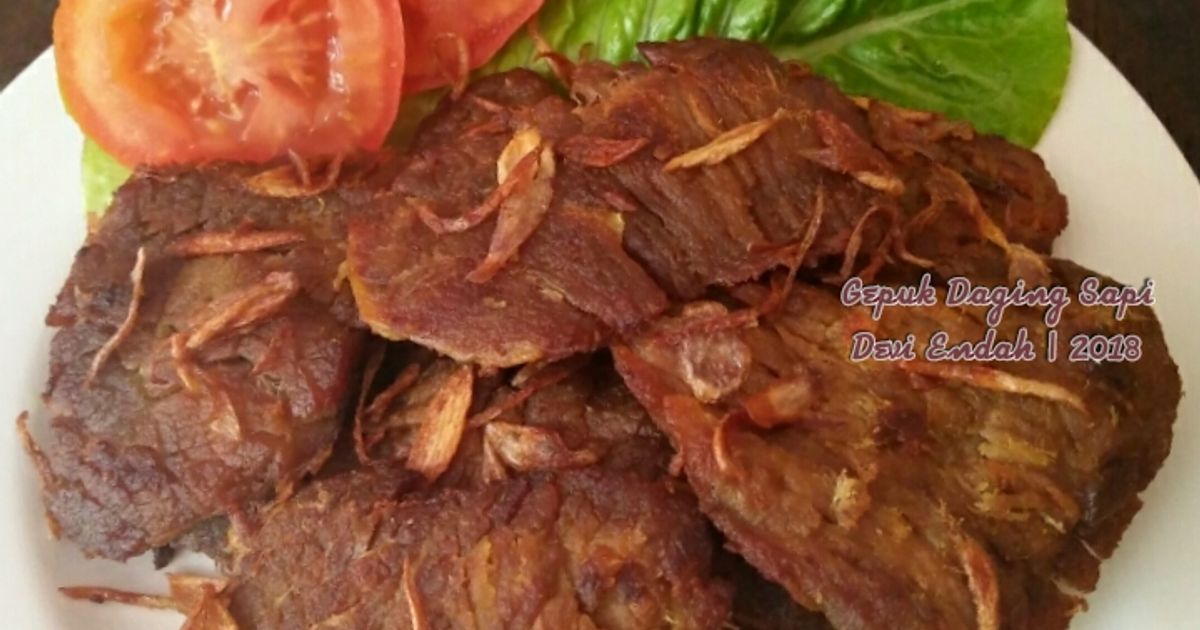 Resep Gepuk Daging Sapi (5 Langkah Aja) 01.12.2018 oleh Cloudy Cloud ...