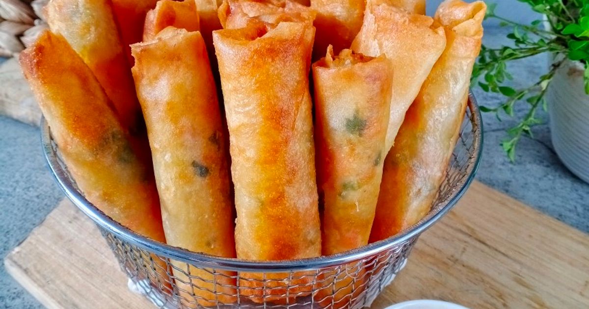 Resep isi kulit lumpia kering rumahan enak dan mudah - Cookpad