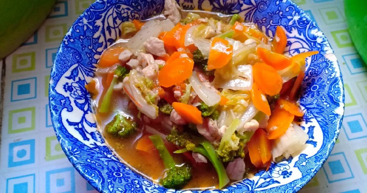 Resep Cap cai asam manis oleh Icia Ling - Cookpad