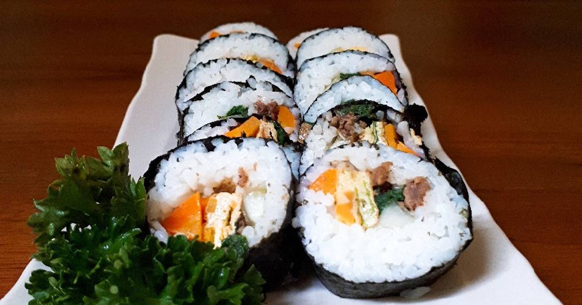 Resep Gimbab 김밥 halal oleh MAMA AISH - Cookpad