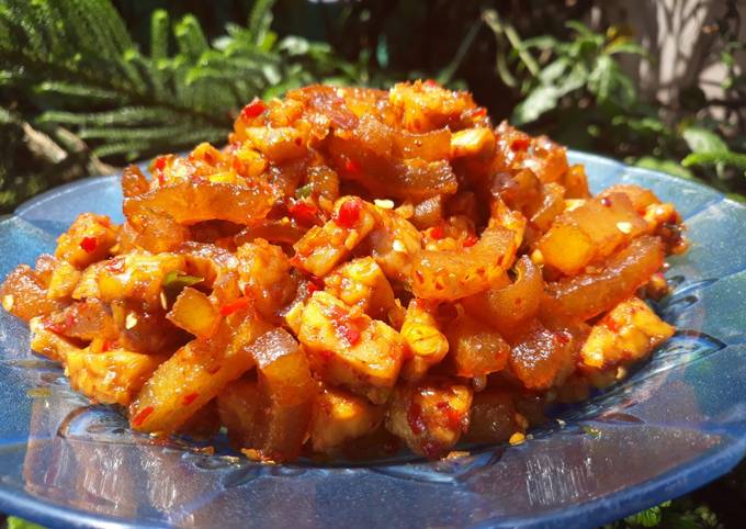 Resep Sambal Goreng Kikil Tempe oleh yanicung - Cookpad