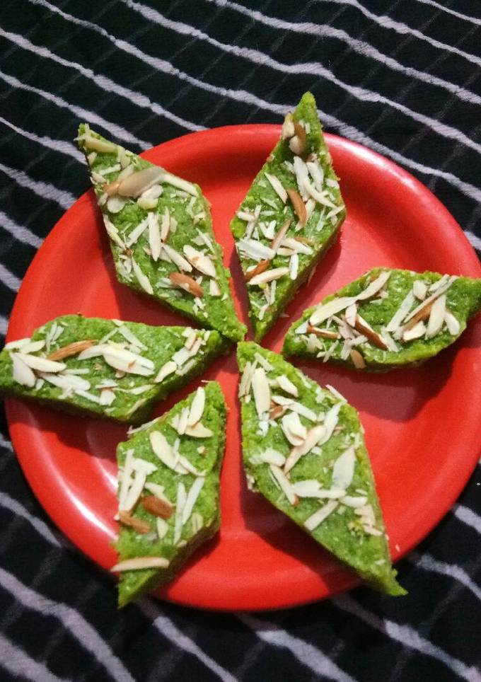 Matar ki Barfee Recipe by Meena Dutt - Cookpad