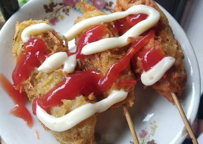 Resep Kentang sosis goreng oleh Pawon Ibuk - Cookpad