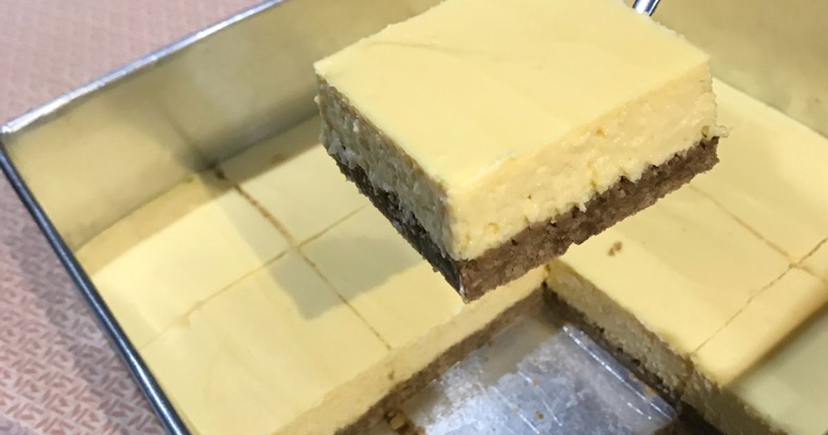 Baked Tofu Cheesecake With Oat Crust Recipe By Yummiche