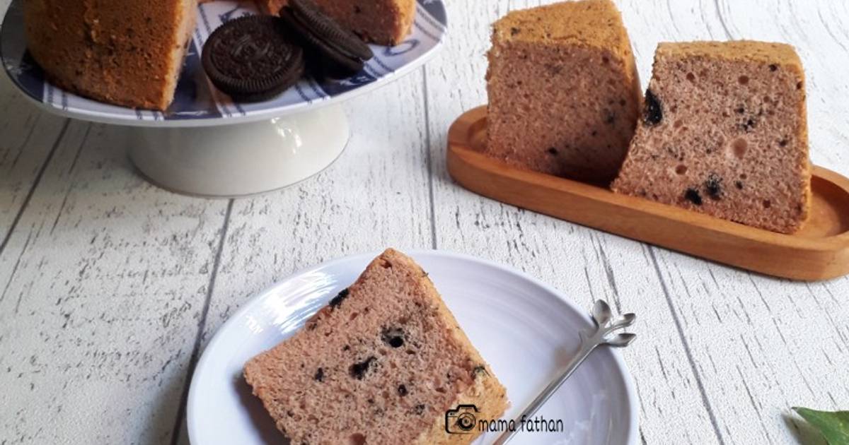 43 resep strawberry oreo sifon cake enak dan mudah - Cookpad