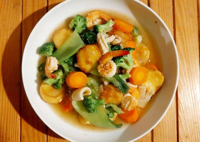 Resep Sapo Tahu Seafood oleh Ria Mamanya Tata - Cookpad