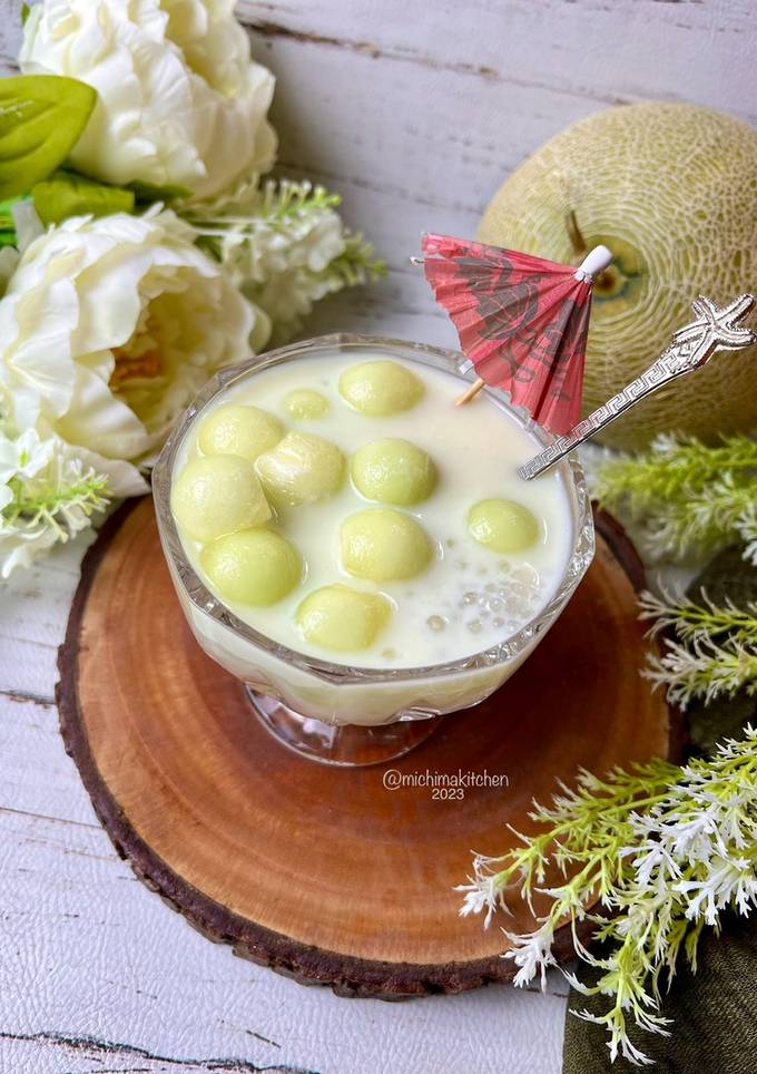 Resep Es Melon Sago/ Melon Sago Dessert oleh TriLim - Cookpad