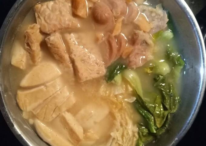 Resep Sup tahu dan sayuran, simple nabe oleh Indah Chang - Cookpad