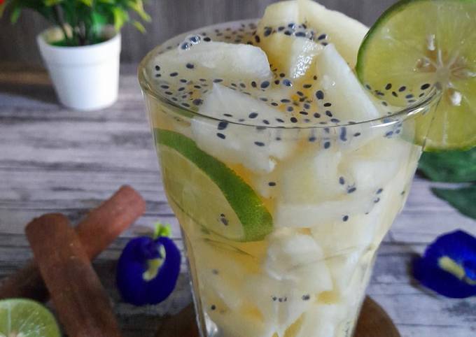 Resep Es Setup Nanas oleh olive bunda qonita - Cookpad