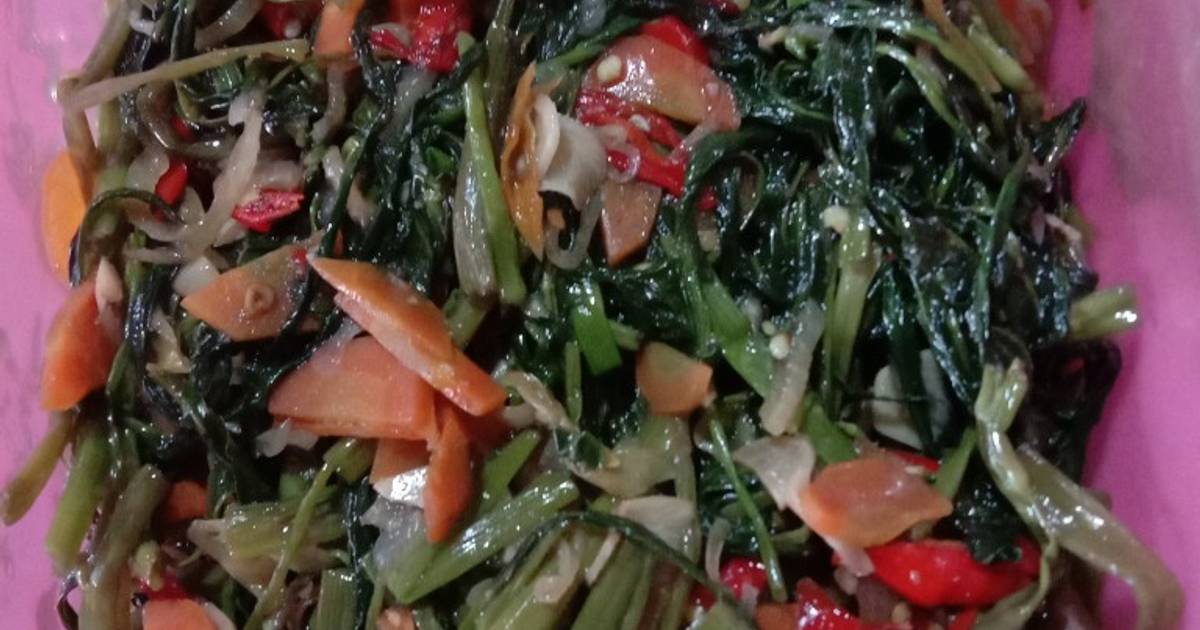Resep Tumis Kangkung Saos Tiram Oleh Bund Ersya Cookpad