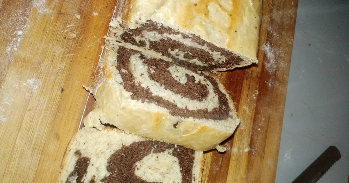 Homemade mixed choco-bread Recipe by AMMY - Cookpad