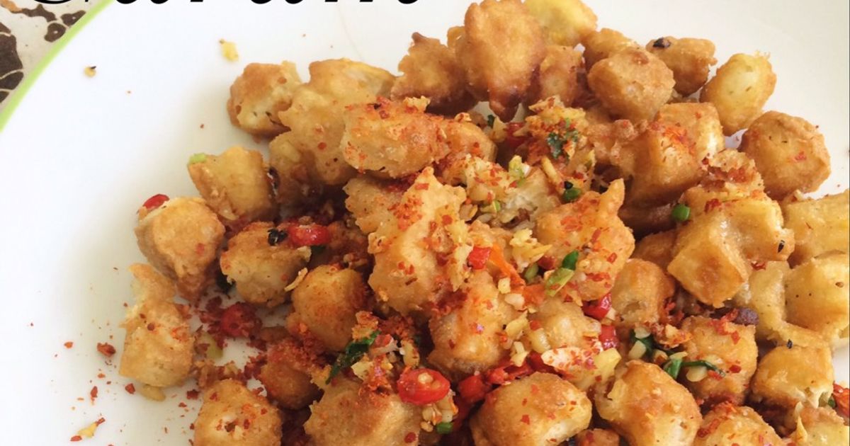 Resep goreng tahu cabe garam rumahan enak dan mudah - Cookpad