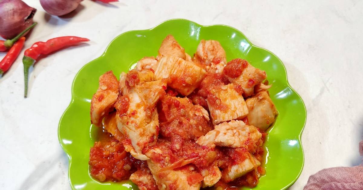 Resep Tumis Ayam Sambal Bawang Oleh Nyanyah Cookpad