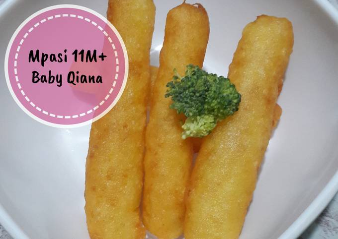 Resep Cemilan Mpasi 11m+ Potato Cheese Stick oleh rr.chynthia - Cookpad