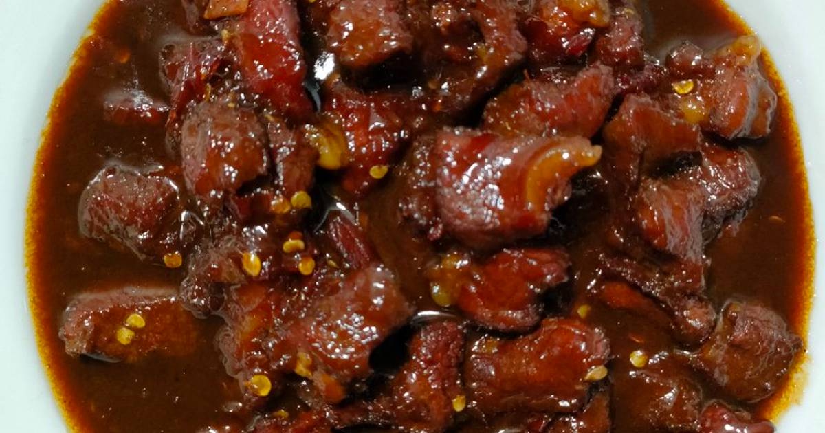 Resep Lemak Daging Kecap Pedas oleh Key - Cookpad