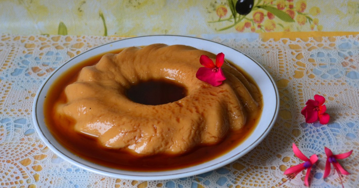 Flan De Harina🍮 Receta de 🦋LUNA🦋