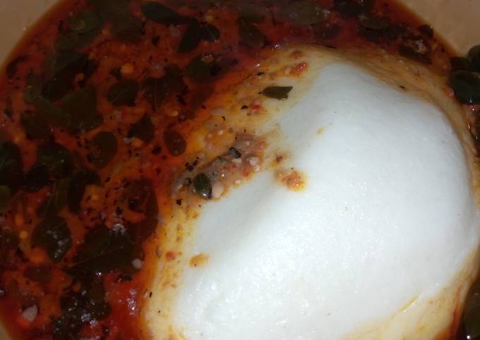 Tuwon masara with moringa soup Recipe by Home_of_taste - Cookpad