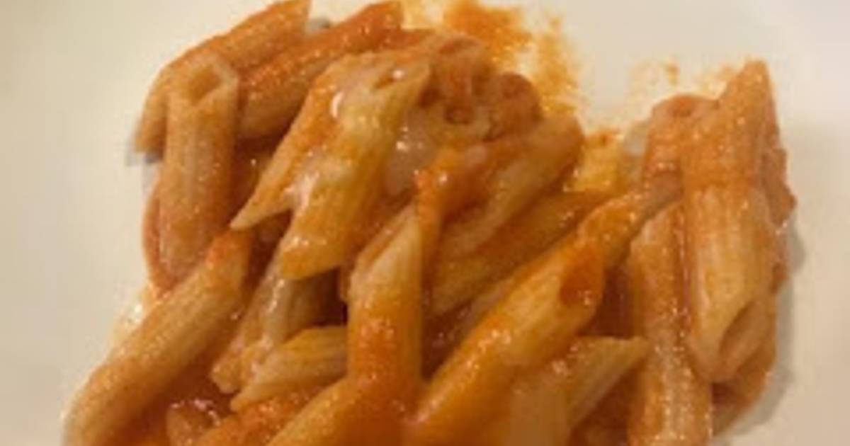 Pasta con chile guajillo Receta de Mercedes Cossío- Cookpad